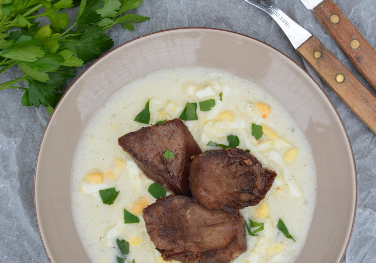 Ozory wieprzowe w sosie chrzanowo-jajecznym - DoradcaSmaku.pl