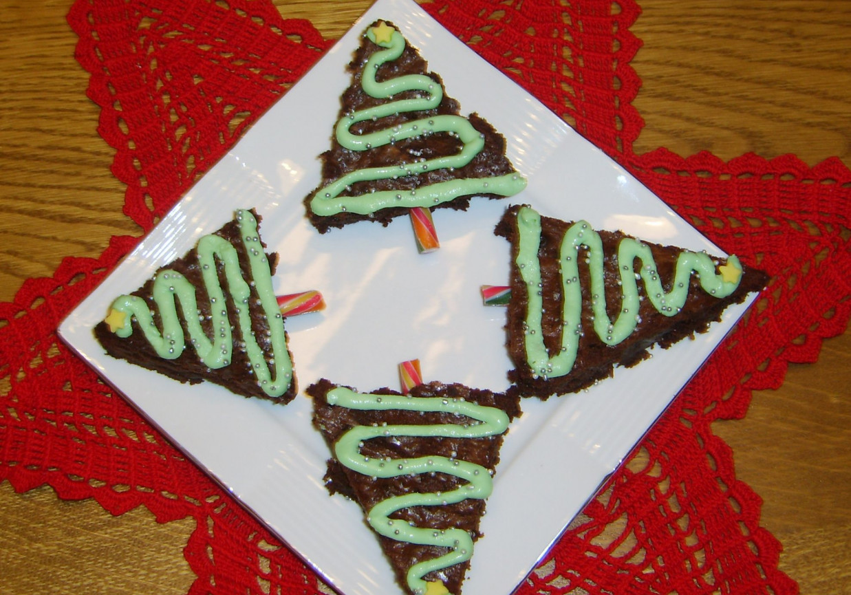 Brownie choinki - DoradcaSmaku.pl