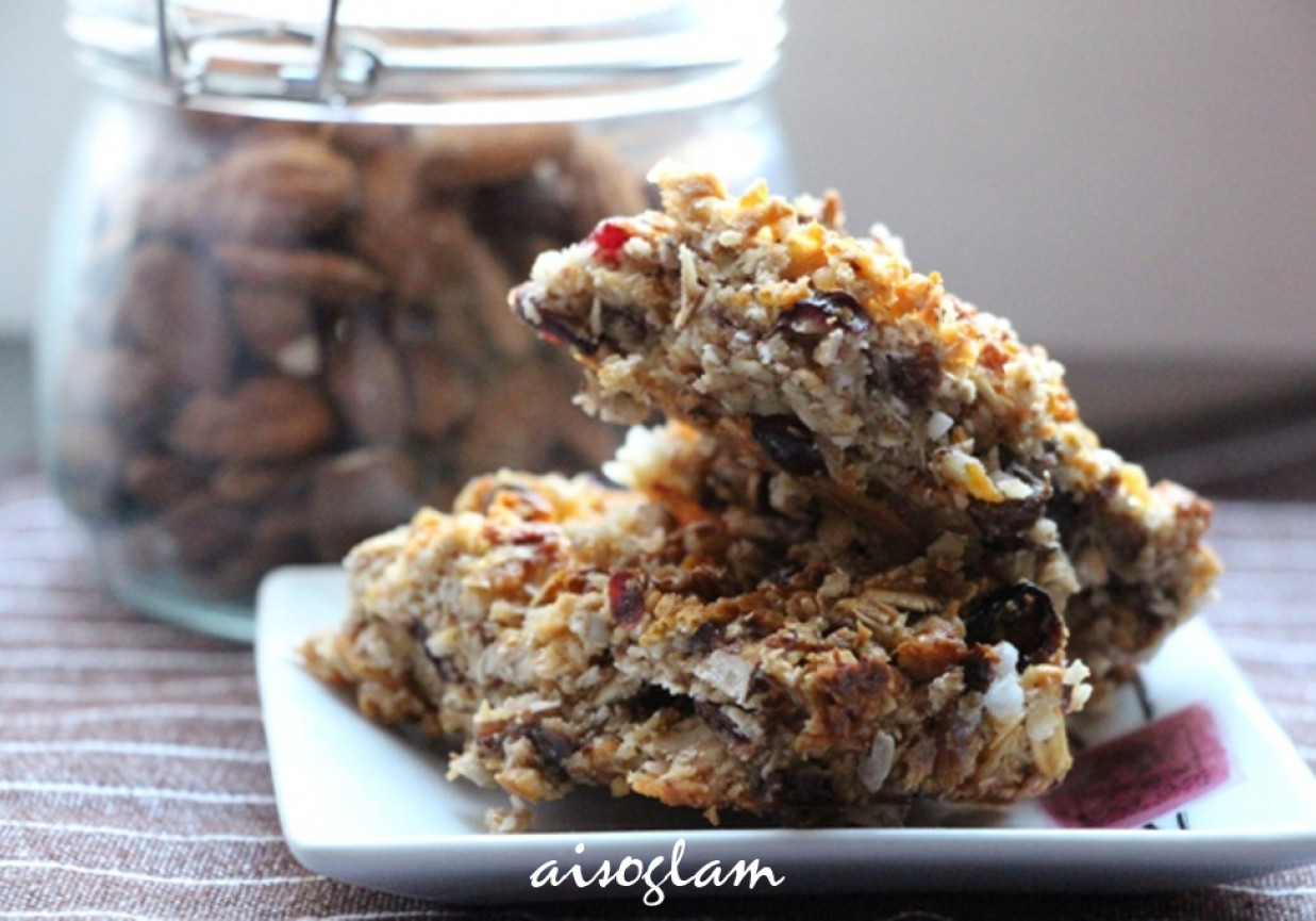 Domowy baton musli z żurawiną - DoradcaSmaku.pl