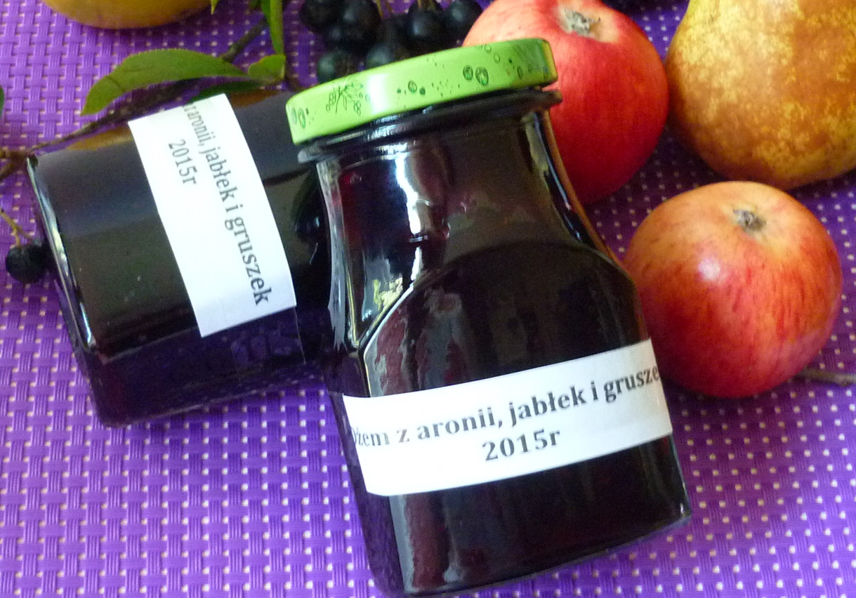 Dżem z aronii, jabłek i gruszek - DoradcaSmaku.pl Dżem z aronii, jabłek i gruszek - DoradcaSmaku.pl