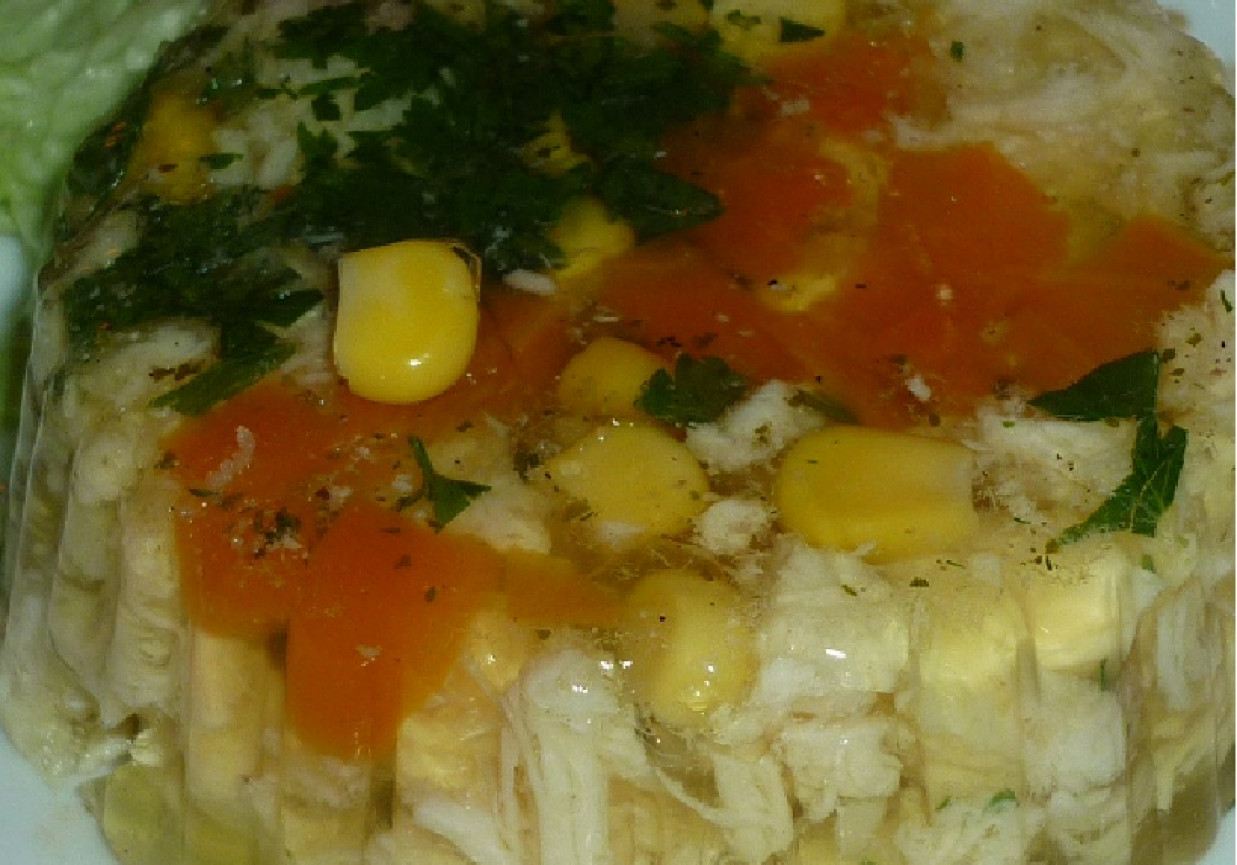 Galaretka drobiowa z kukurydzą - DoradcaSmaku.pl