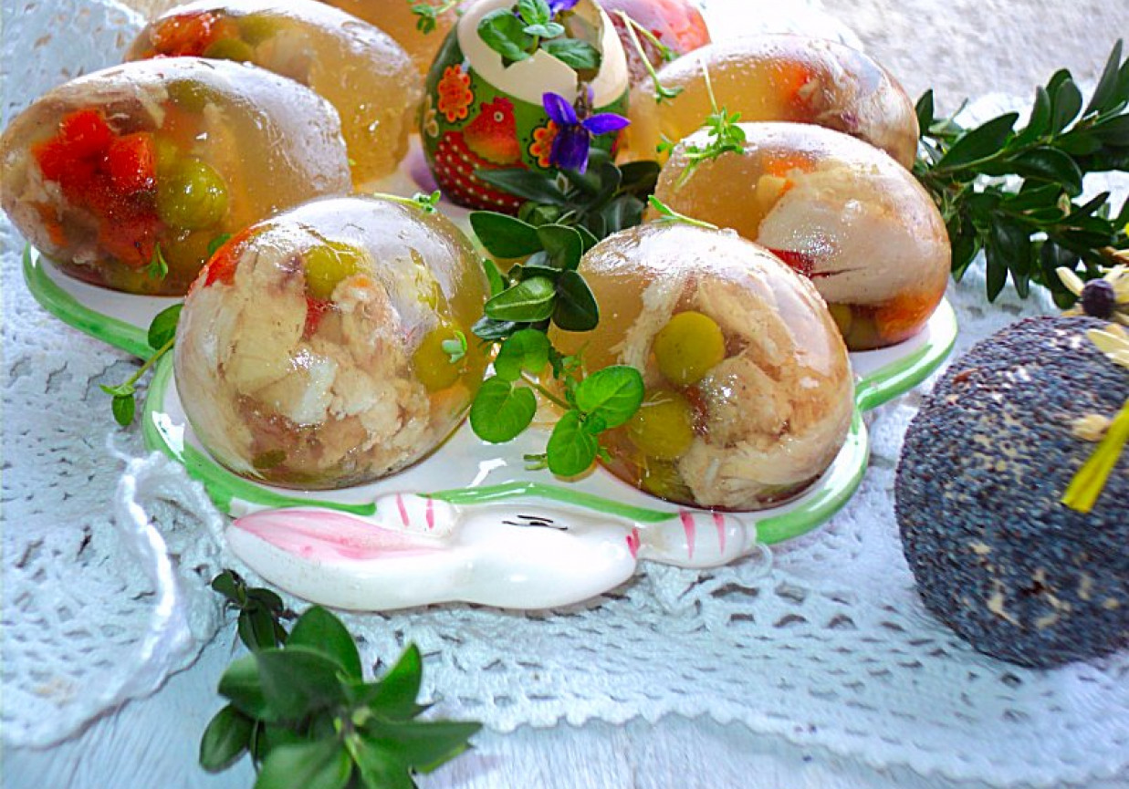 Galaretka warzywno mięsna w jajkach - DoradcaSmaku.pl