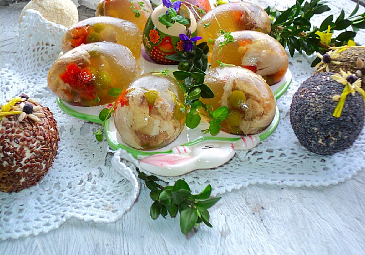 Galaretka warzywno mięsna w jajkach - DoradcaSmaku.pl