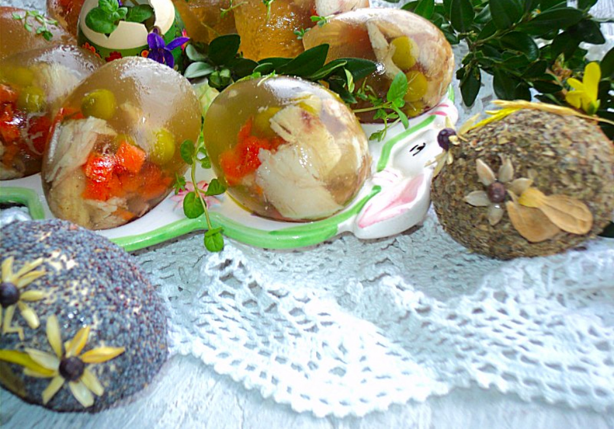 Galaretka warzywno mięsna w jajkach - DoradcaSmaku.pl