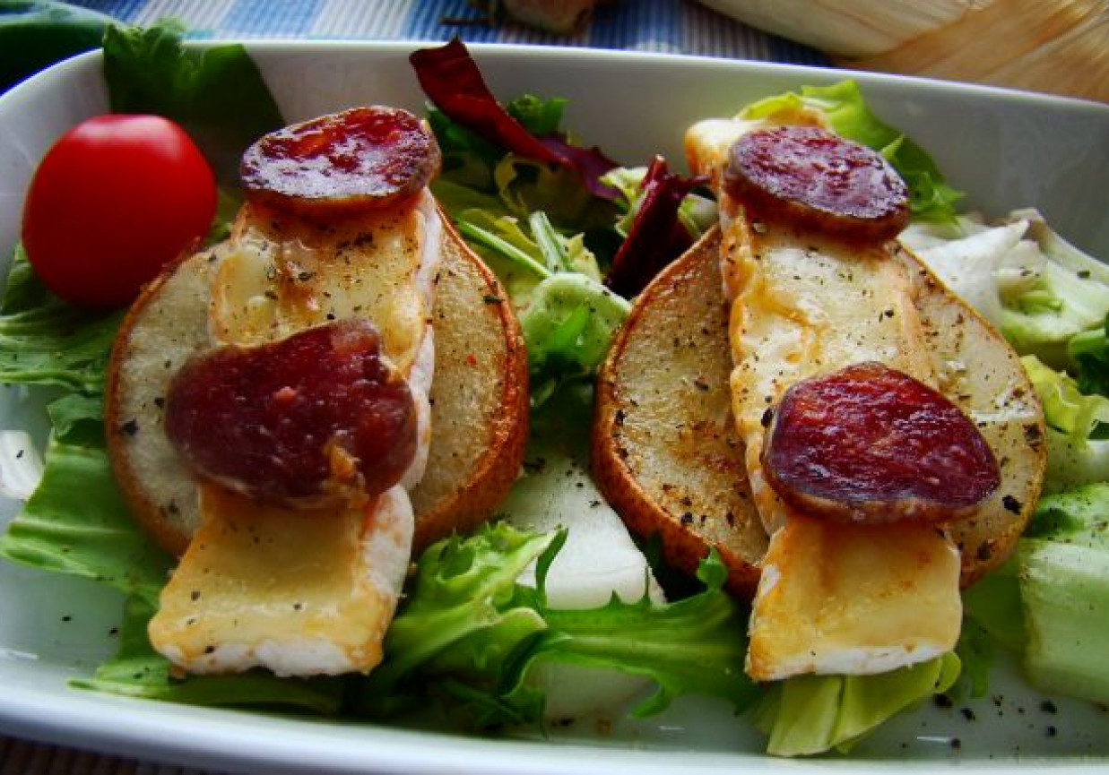 Gruszki z grilla z serem ple?niowym - DoradcaSmaku.pl