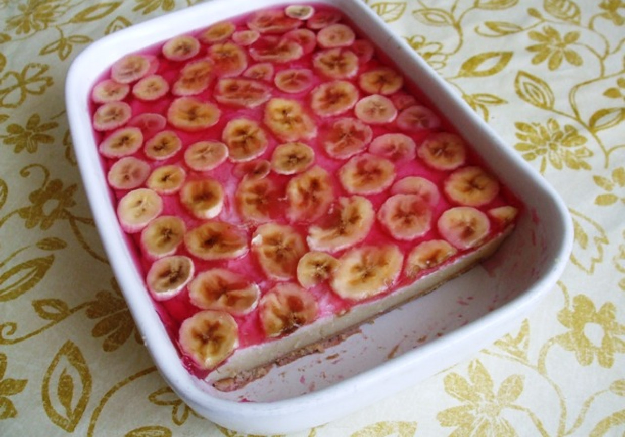 Grysiak waniliowy z bananami i galaretką - DoradcaSmaku.pl