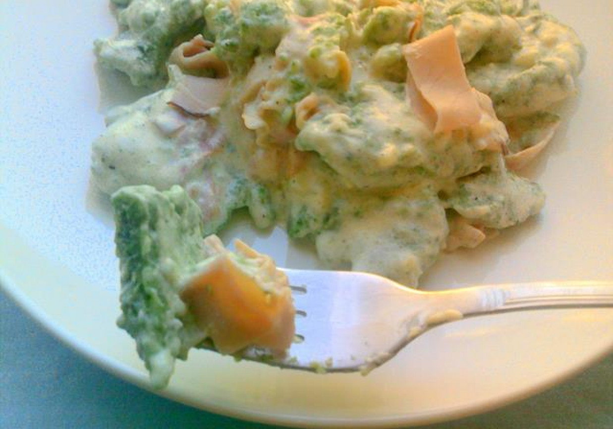 Haluszki w sosie śmietanowym z szynką - DoradcaSmaku.pl