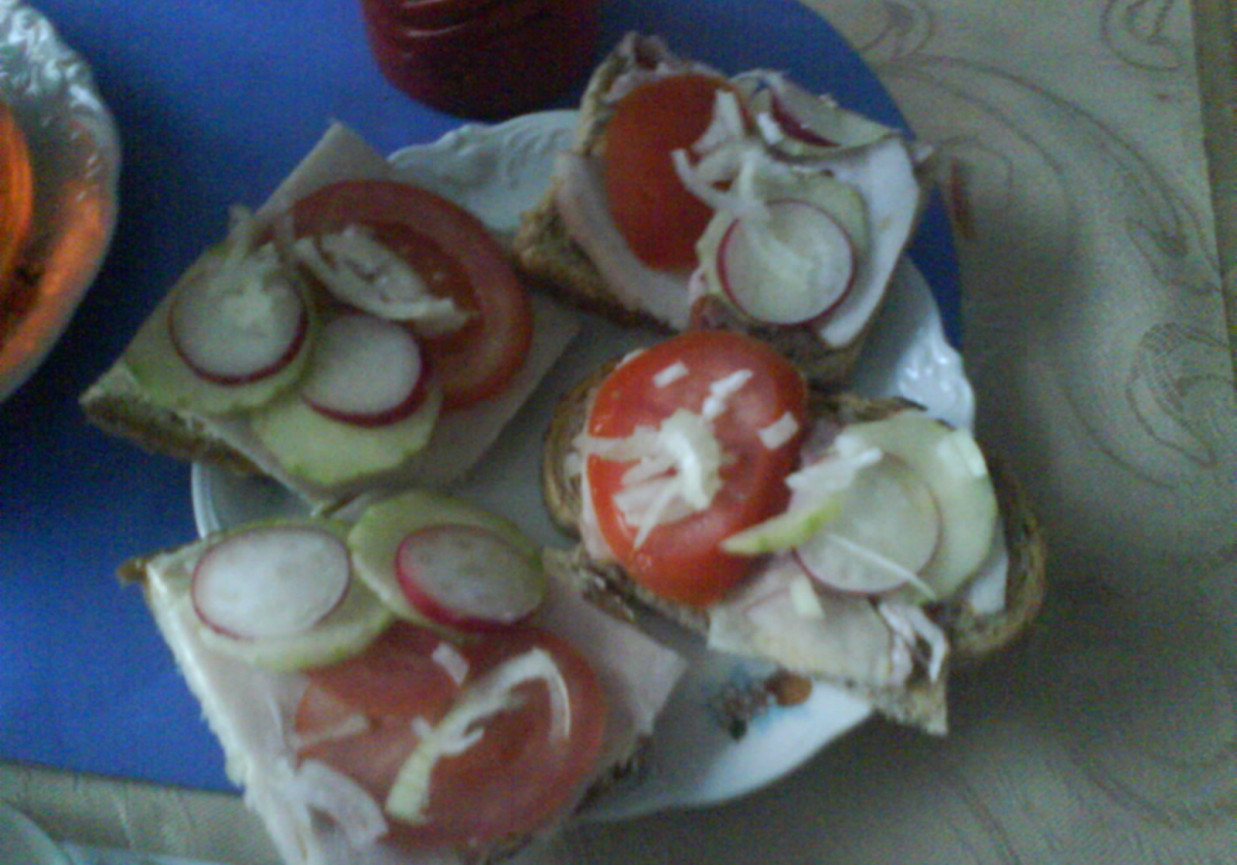 Kanapki kolorowe wiosenne - DoradcaSmaku.pl