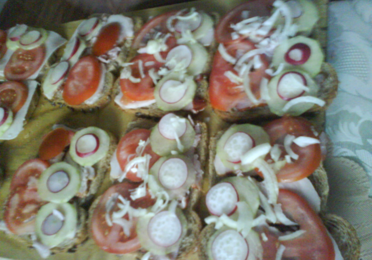 Kanapki kolorowe wiosenne - DoradcaSmaku.pl