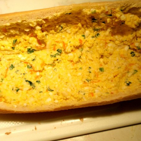 Kanapki z bagietki z pastą serowo jajeczną - DoradcaSmaku.pl