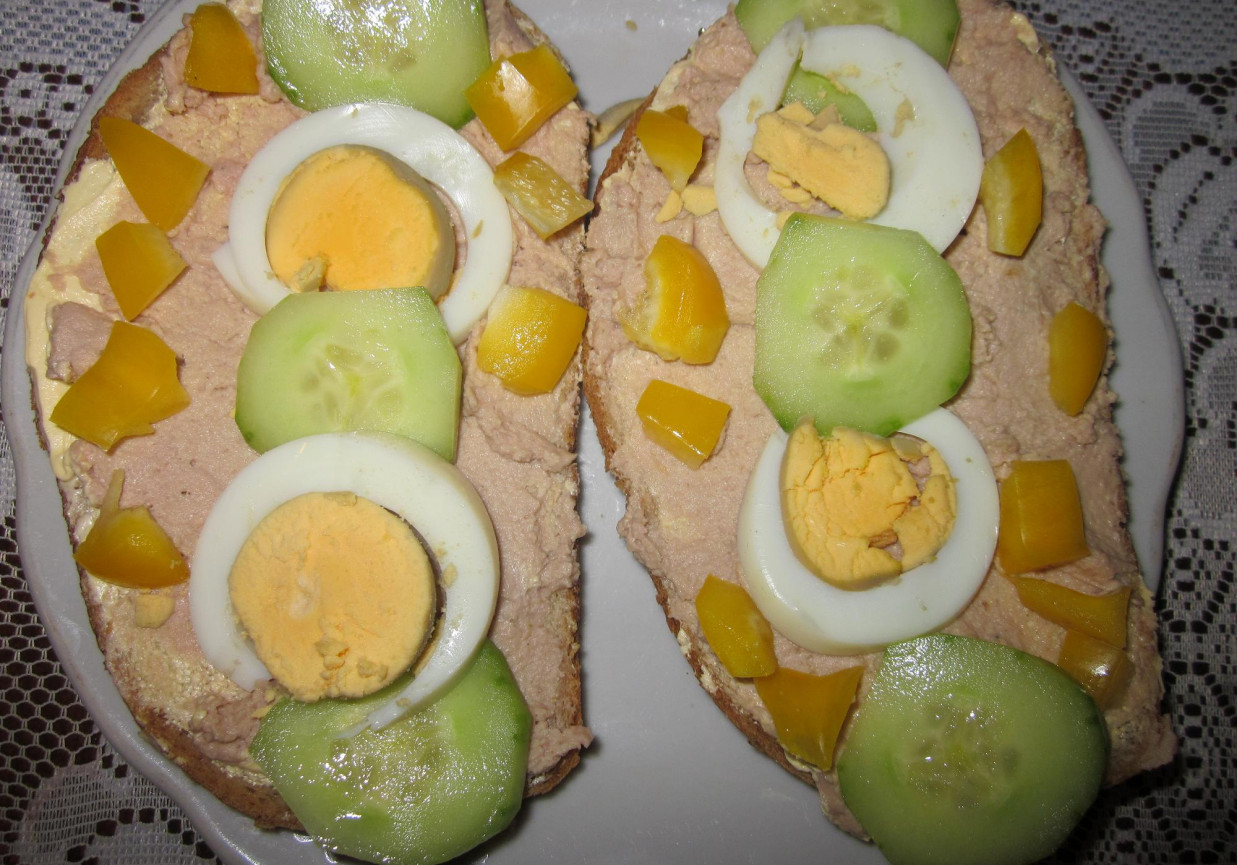 Kanapki z pasztetem drobiowym - DoradcaSmaku.pl