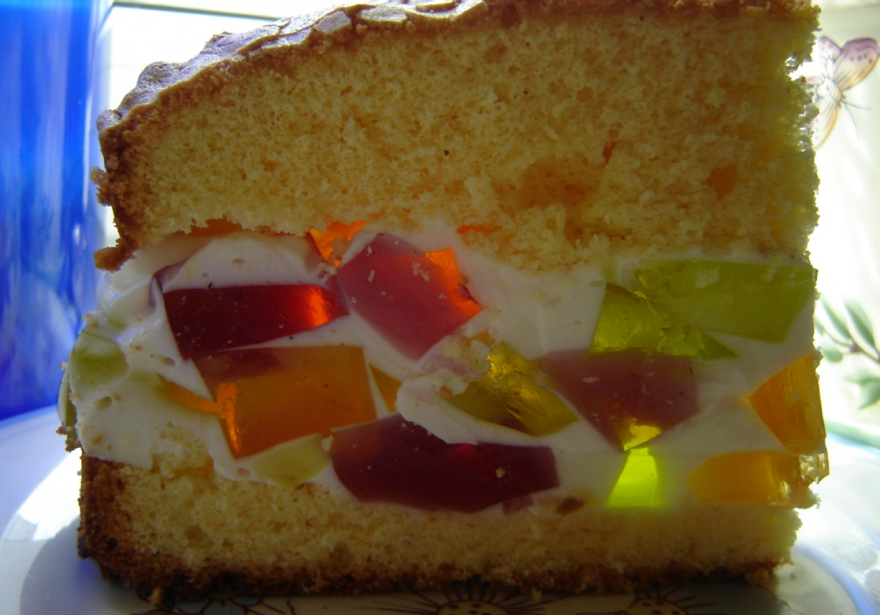 Kolorowy biszkopt - DoradcaSmaku.pl