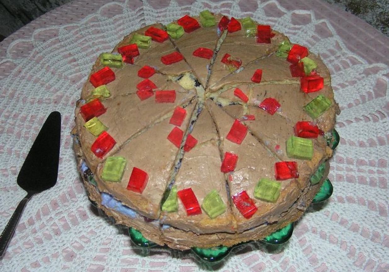 Kolorowy torcik - DoradcaSmaku.pl