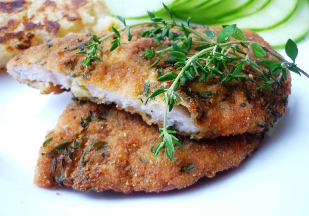 Kotlet schabowy z tymiankiem - DoradcaSmaku.pl