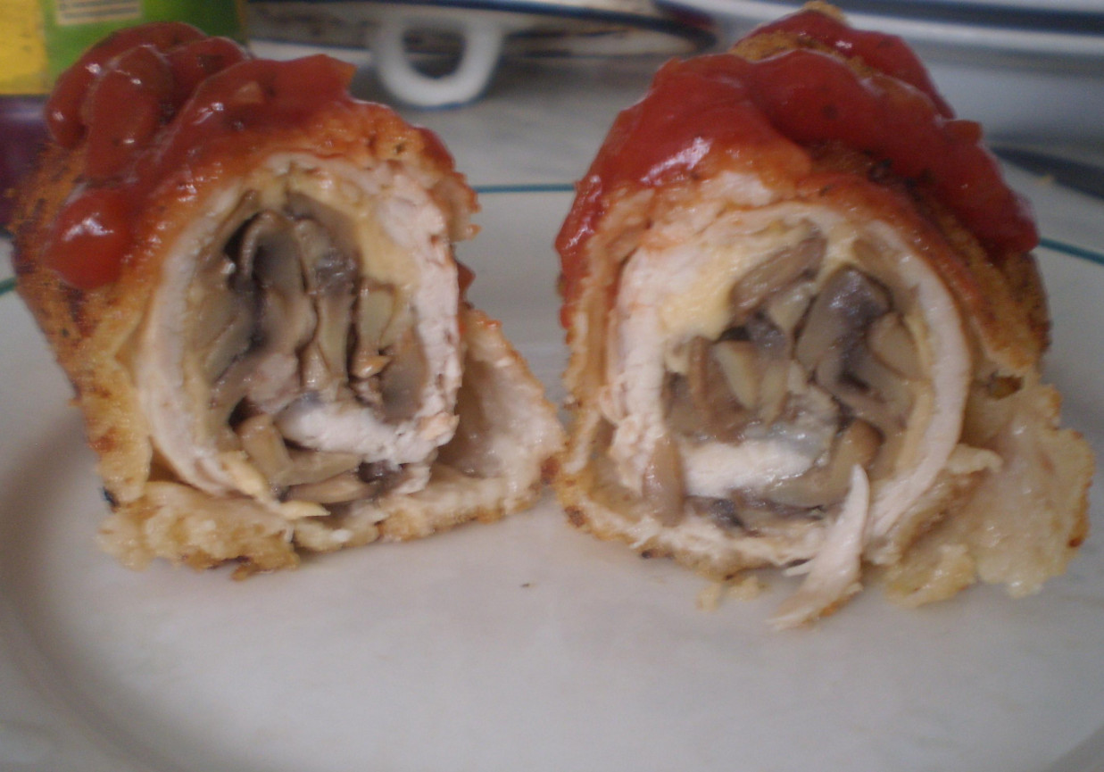 Kotlet z serem i pieczarkami - DoradcaSmaku.pl