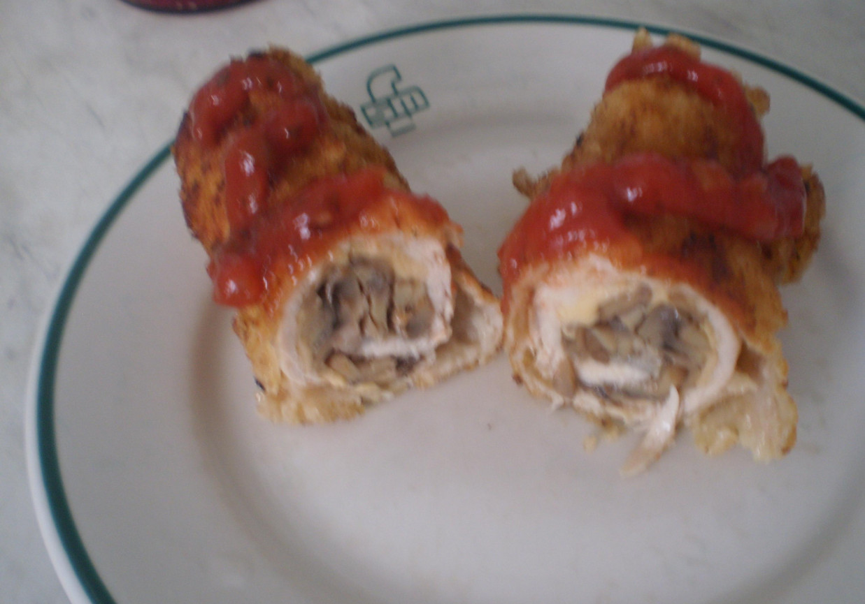 Kotlet z serem i pieczarkami - DoradcaSmaku.pl