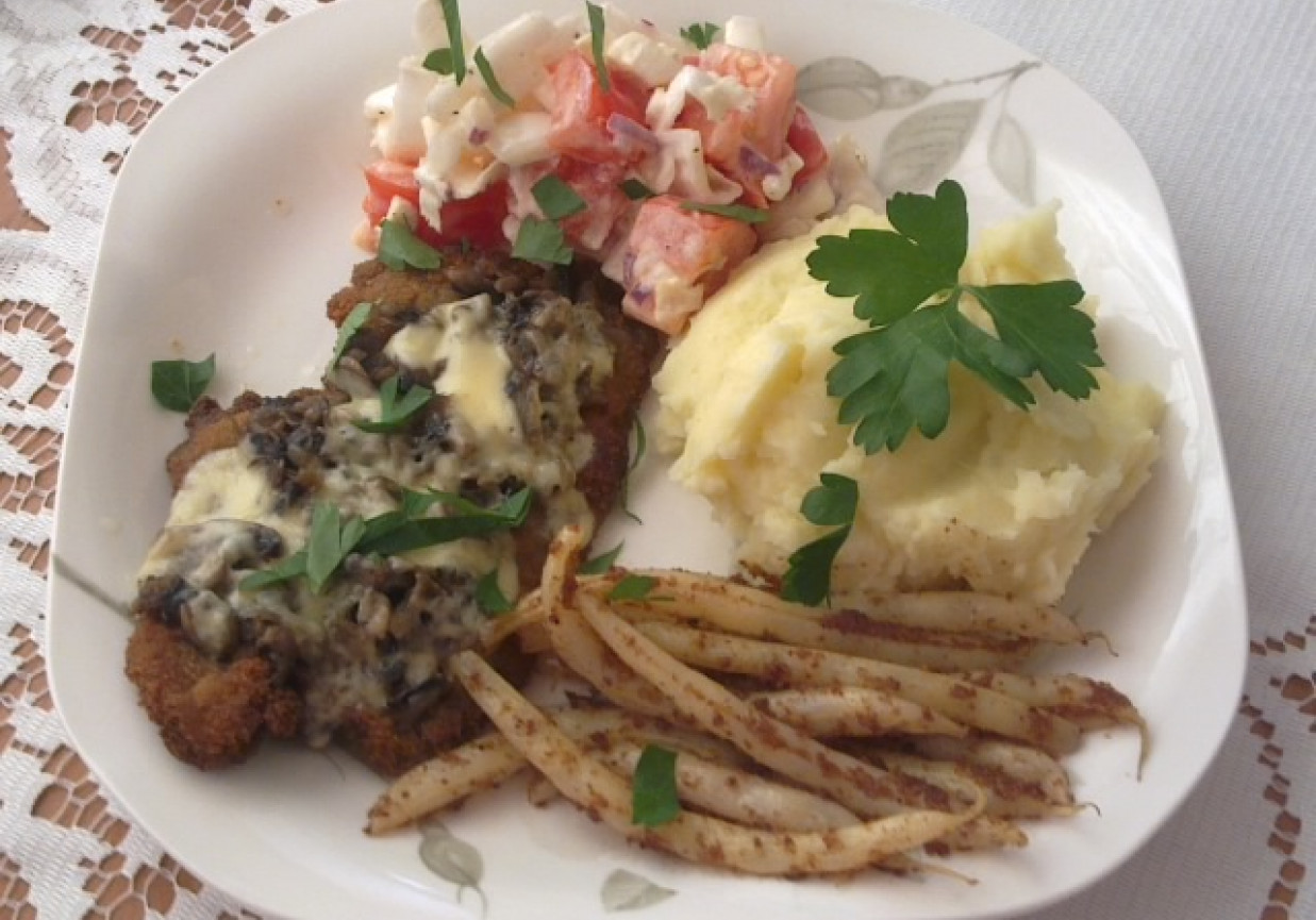 Kotlet z Serem i Pieczarkami - DoradcaSmaku.pl