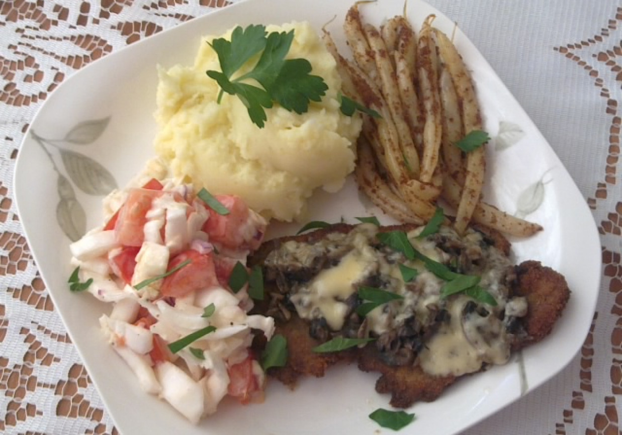 Kotlet z Serem i Pieczarkami - DoradcaSmaku.pl