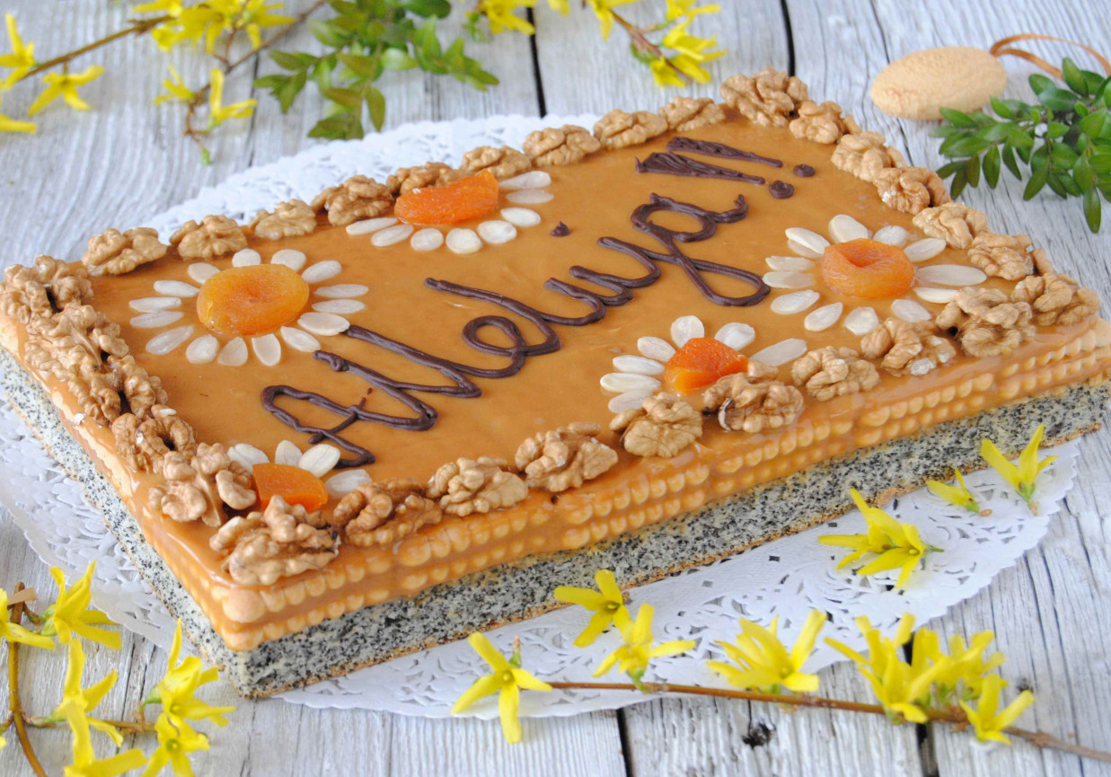 Makowo- kajmakowy mazurek - DoradcaSmaku.pl