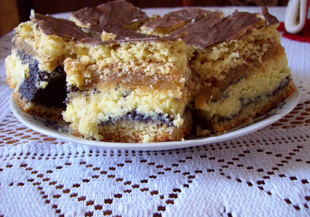 Makowo- serowe ciasto - DoradcaSmaku.pl