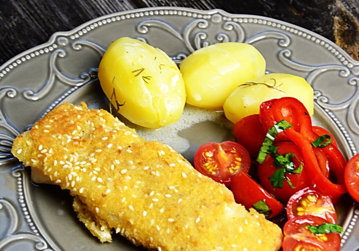 Mintaj w majonezie i panierce - DoradcaSmaku.pl