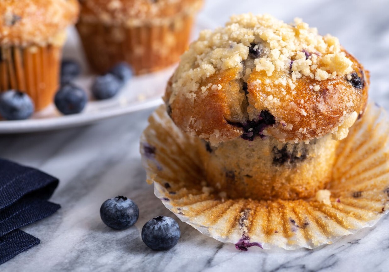 Muffinki z jagodami - DoradcaSmaku.pl