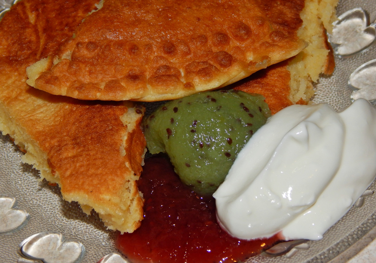 Omlet / grzybek z mlekiem kokosowym i mąką kukurydzianą - DoradcaSmaku.pl
