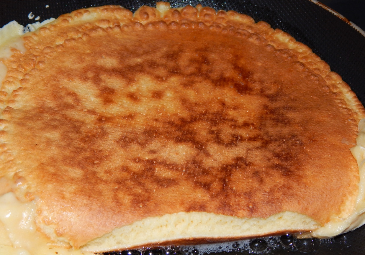 Omlet / grzybek z mlekiem kokosowym i mąką kukurydzianą - DoradcaSmaku.pl