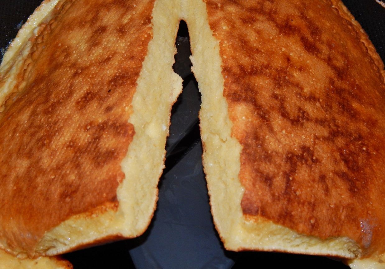 Omlet / grzybek z mlekiem kokosowym i mąką kukurydzianą - DoradcaSmaku.pl