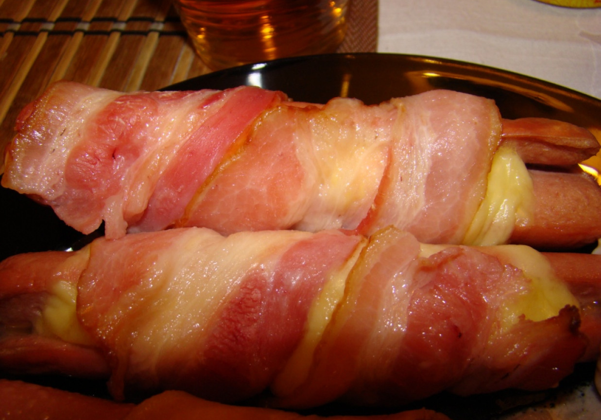 Parówki z serem i boczkiem - DoradcaSmaku.pl