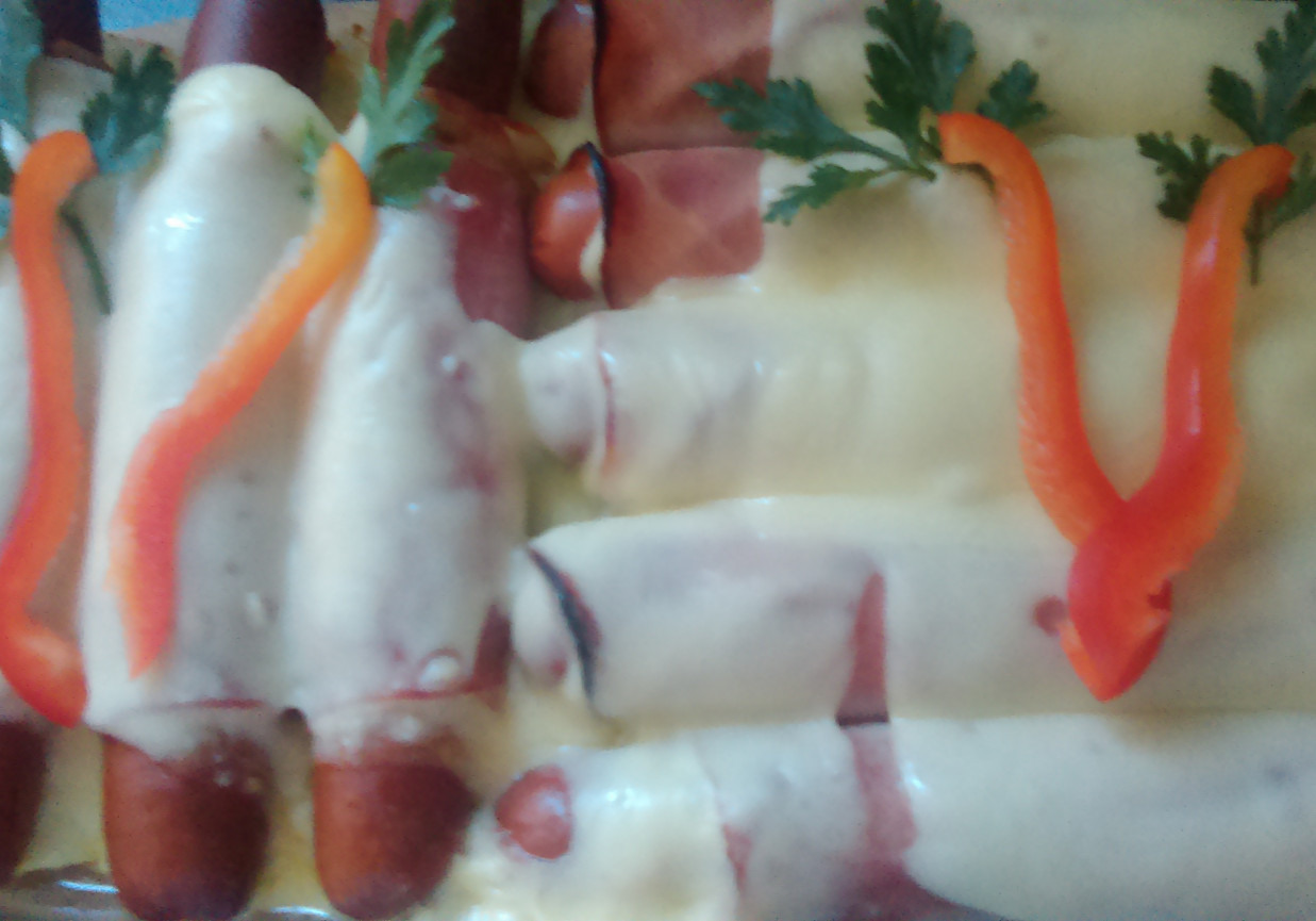 Parówki z serem i szynką - DoradcaSmaku.pl