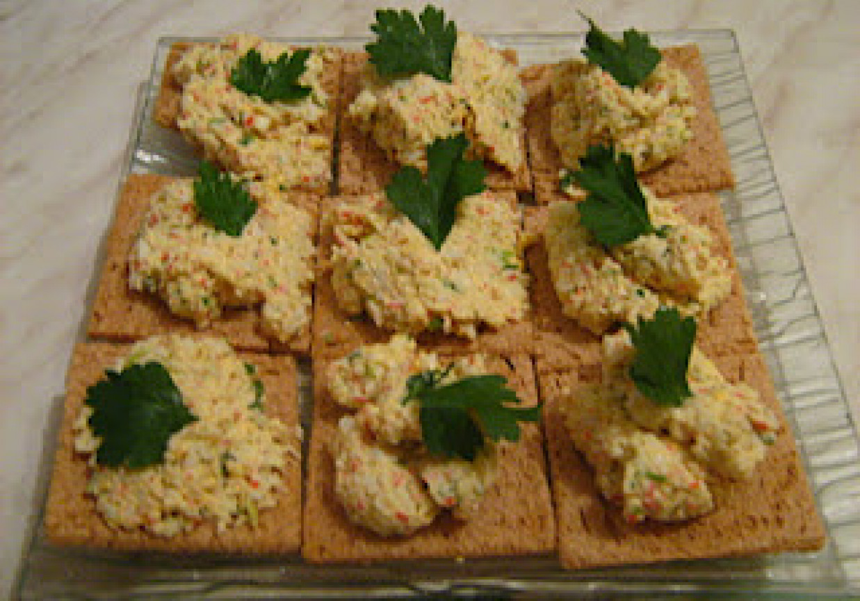 pasta jajeczna z surimi - DoradcaSmaku.pl