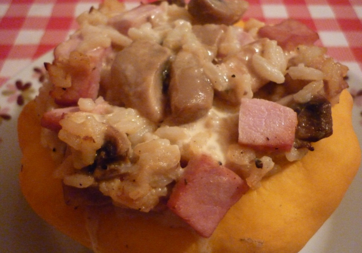 Patisony nadziewane ryżem i pieczarkami. - DoradcaSmaku.pl