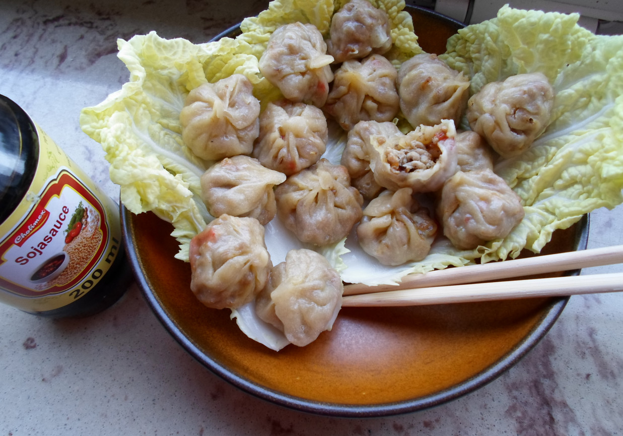 Pierozki dim sum z miesem i warzywami - DoradcaSmaku.pl