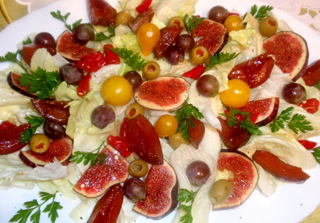 Pólmisek z figą i śliwką w occie - DoradcaSmaku.pl