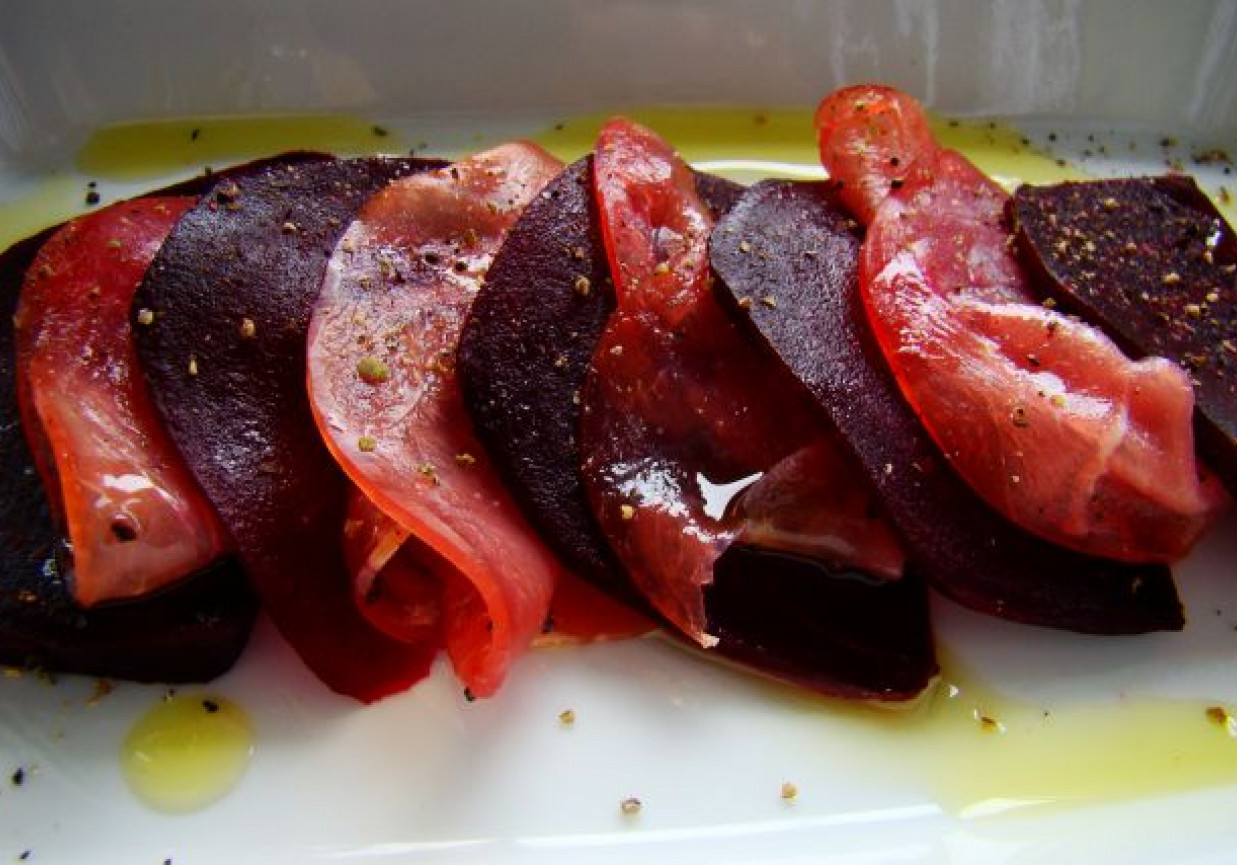 Przystawka z carpaccio i buraczków - DoradcaSmaku.pl