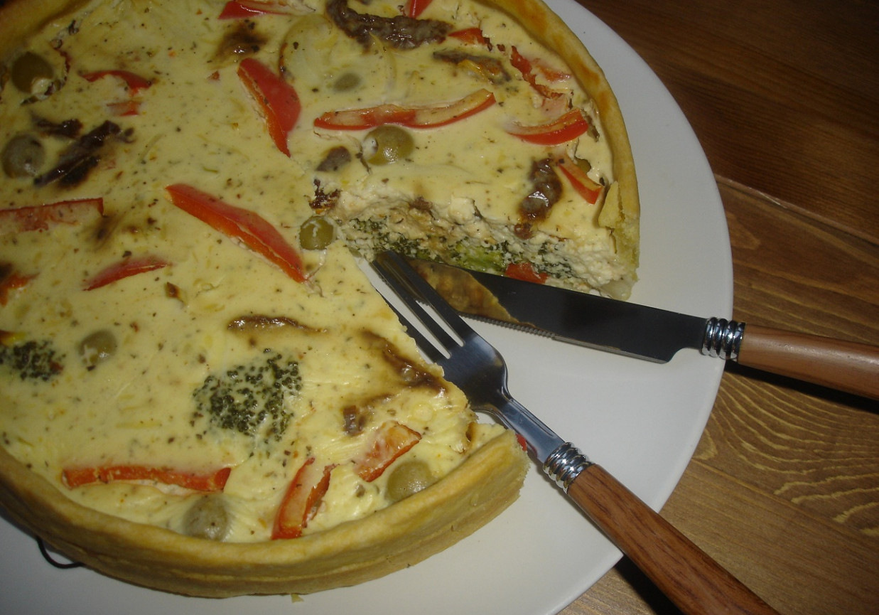 Quiche (Kisz) z warzywami - DoradcaSmaku.pl