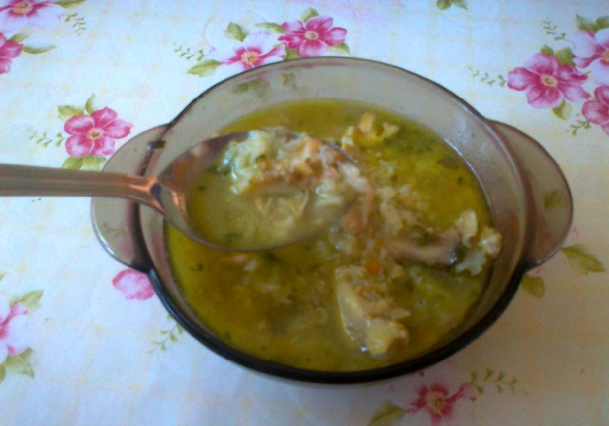 Rosół z ryżem na skrzydełkach - DoradcaSmaku.pl