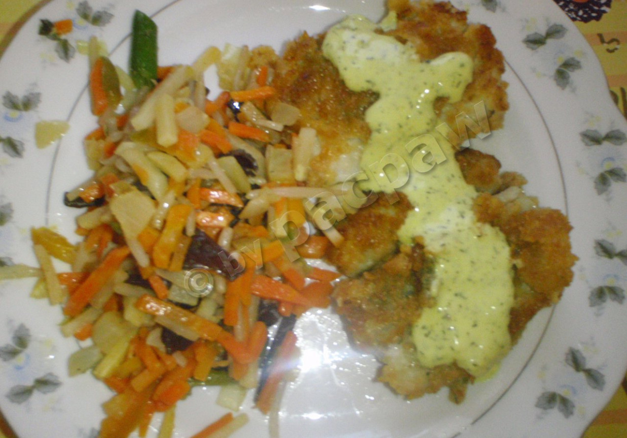 Ryba w panierce z sosem cytrynowym - DoradcaSmaku.pl