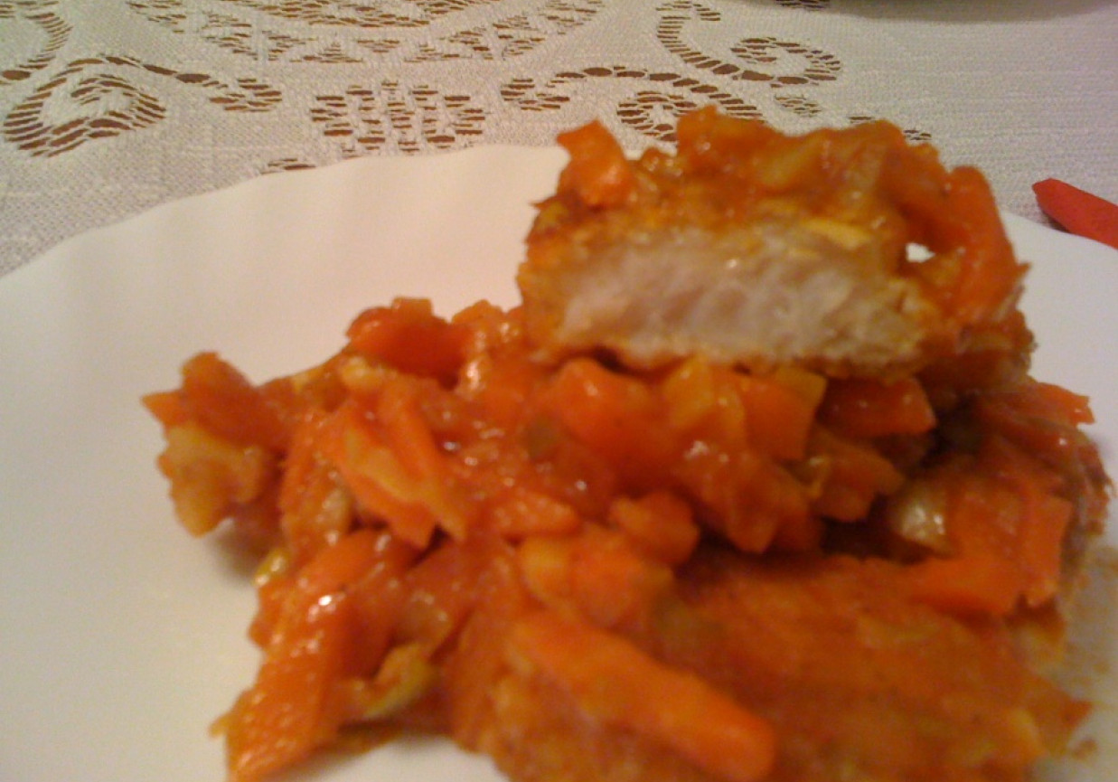 Ryba w panierce z warzywami po grecku - DoradcaSmaku.pl