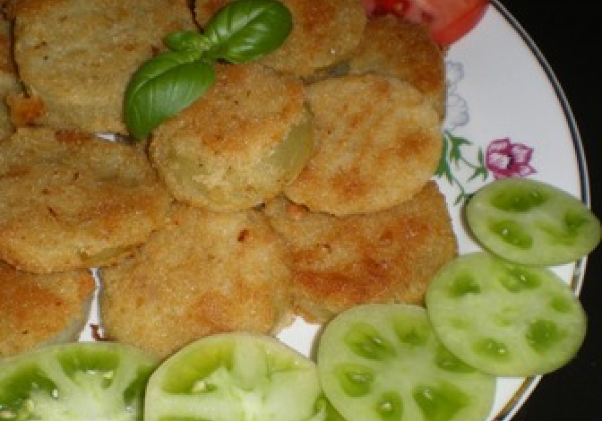 Smażone zielone pomidory - DoradcaSmaku.pl