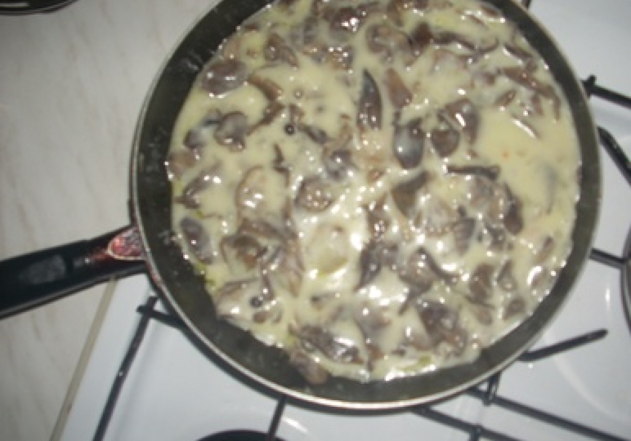 sos z opieniek ze śmietaną - DoradcaSmaku.pl