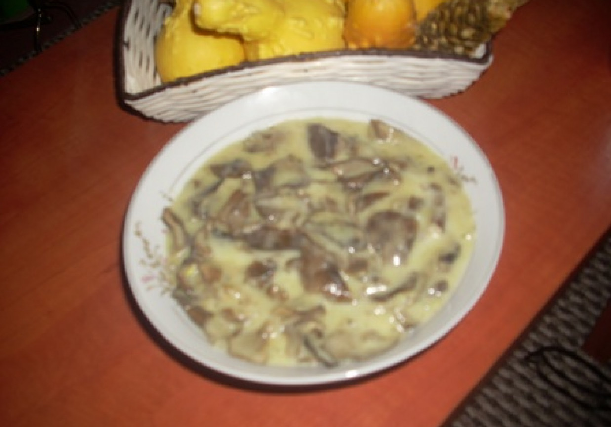 sos z opieniek ze śmietaną - DoradcaSmaku.pl