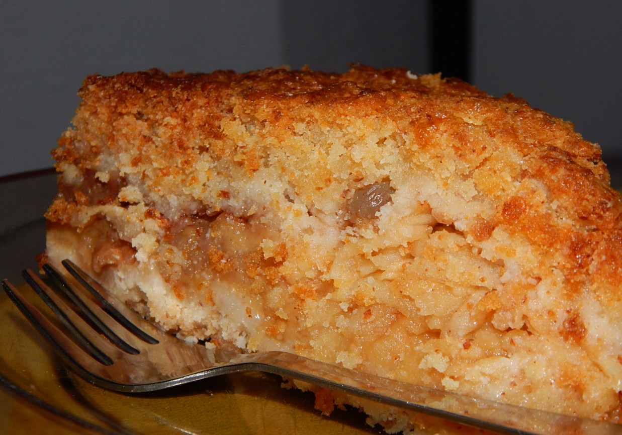 Szarlotka sypana ryżowa z migdałami i bułką tartą - DoradcaSmaku.pl