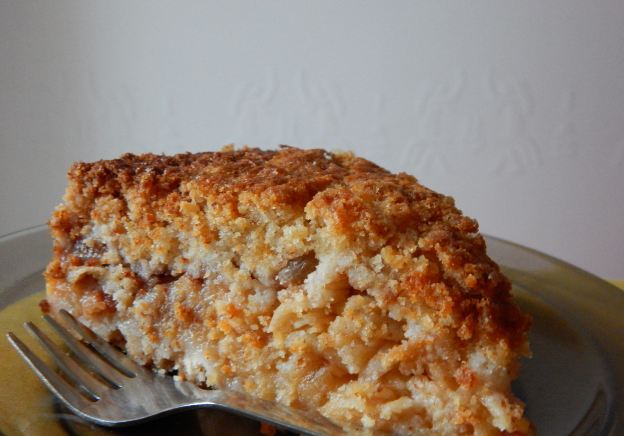 Szarlotka sypana ryżowa z migdałami i bułką tartą - DoradcaSmaku.pl