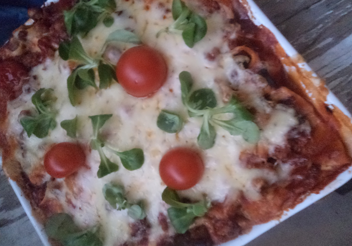 Zapiekanka w stylu lazani z dodatkiem szpinaku :) - DoradcaSmaku.pl