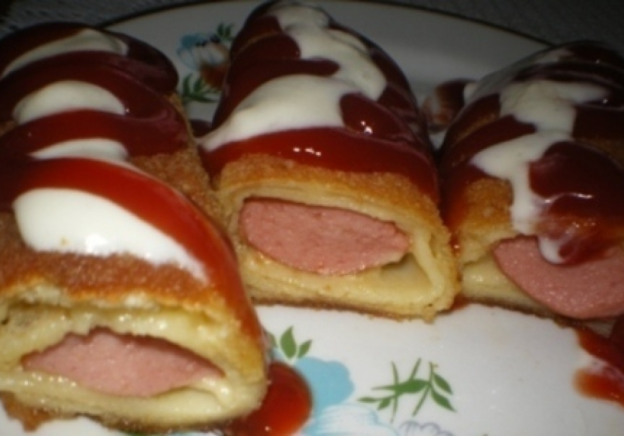 Zawijańce - parówki z serem - DoradcaSmaku.pl