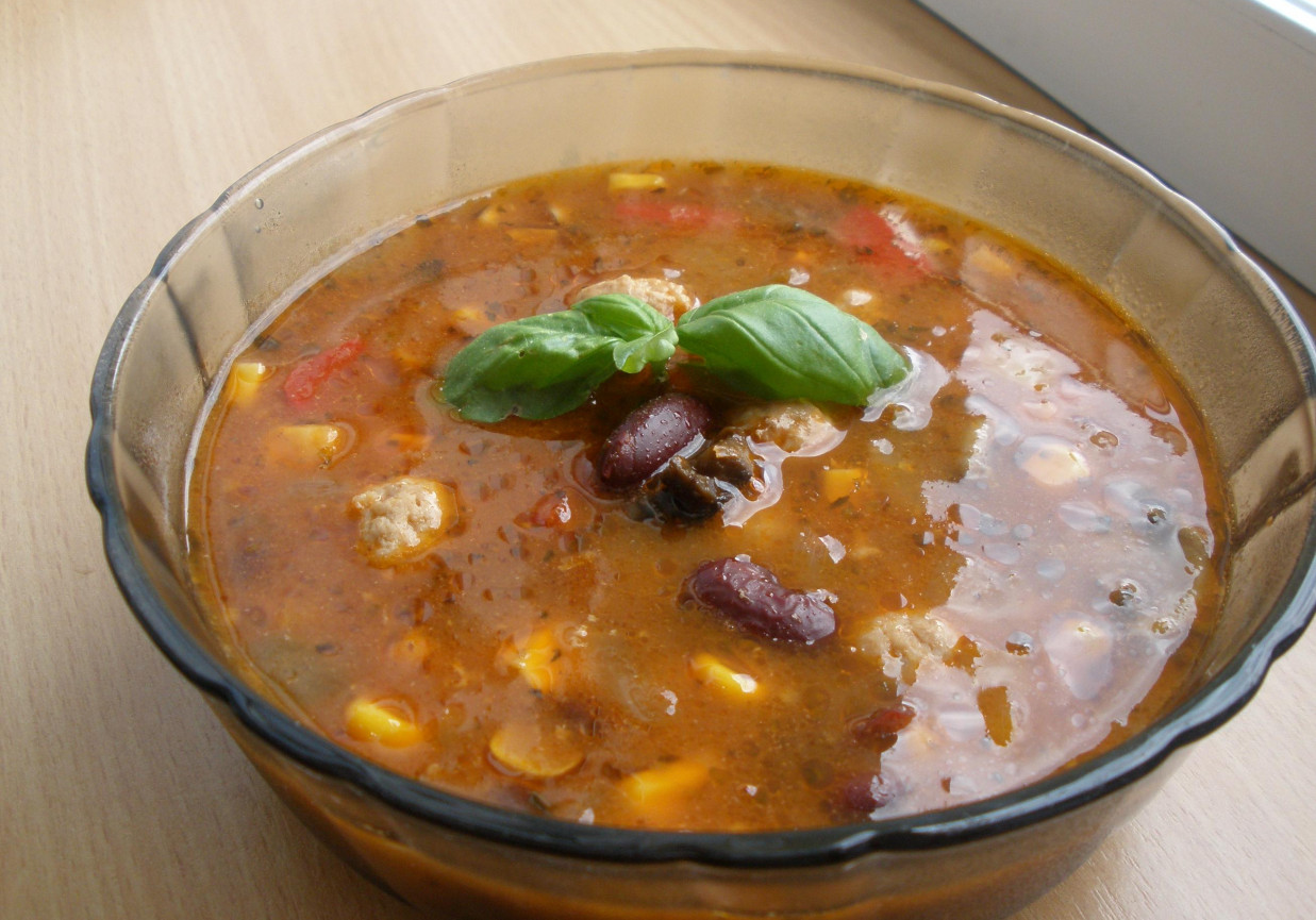 Zupa meksykańska z pulpecikami - DoradcaSmaku.pl